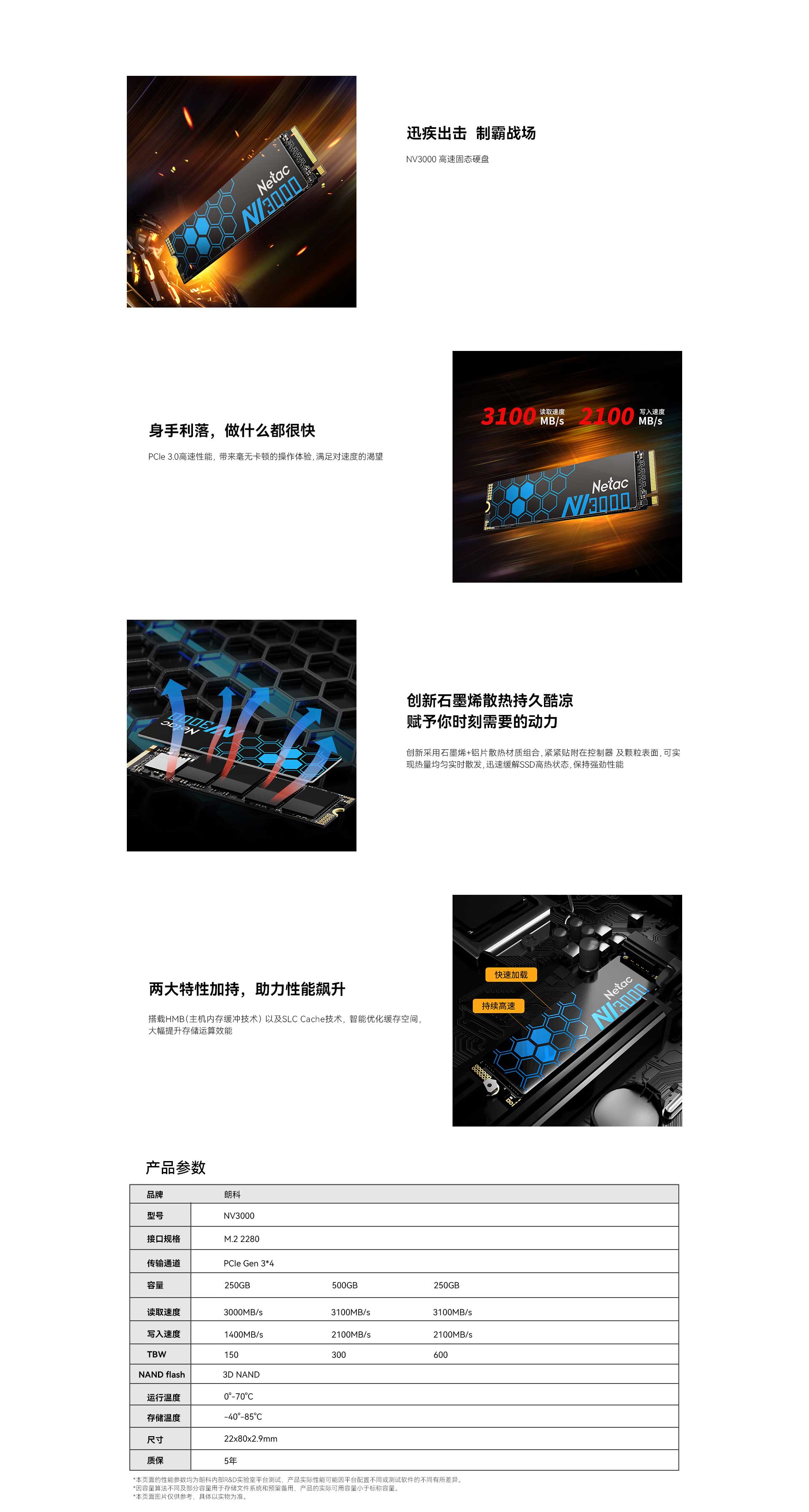 朗科（Netac）固态硬盘 NV3000