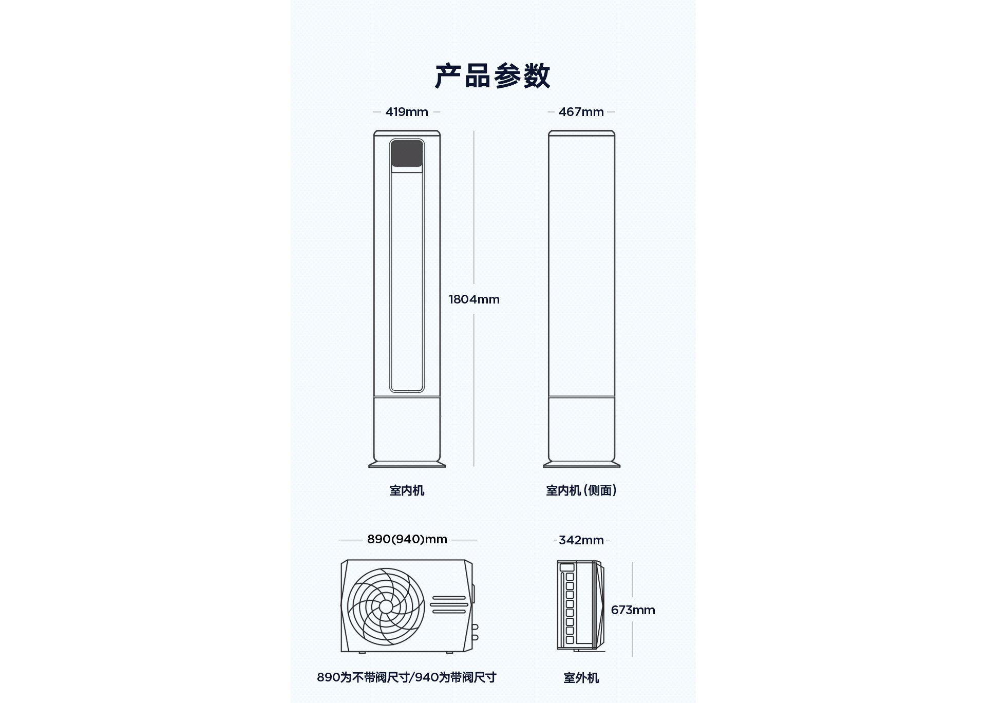 【订金】华凌3匹变频空调柜机KFR-72LW/N8HK1 极地白（支持鸿蒙智联）