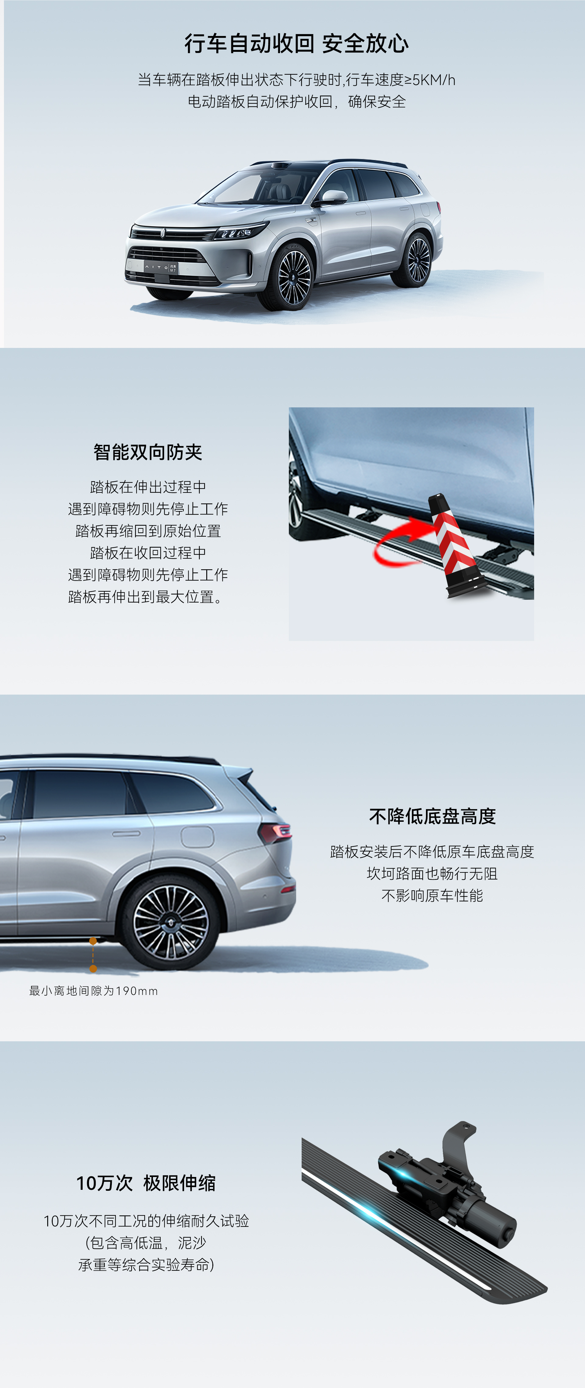 全自动舒享电动踏板 适配新M7